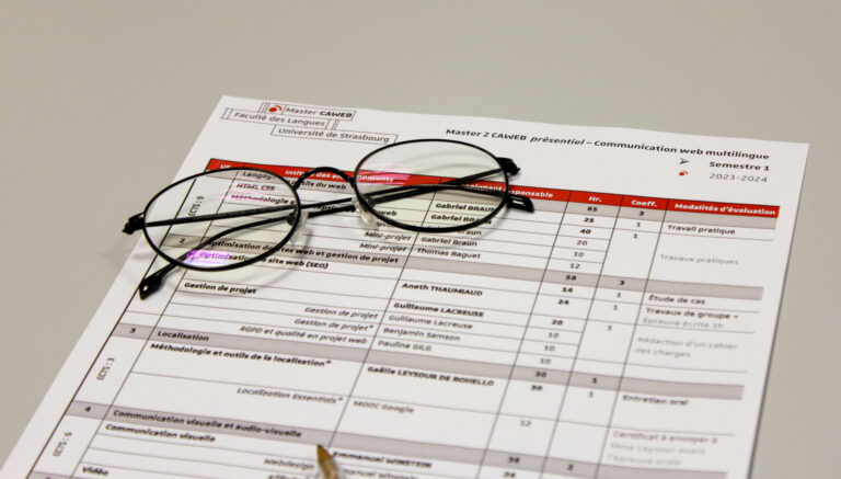 Program overview - Master CAWEB